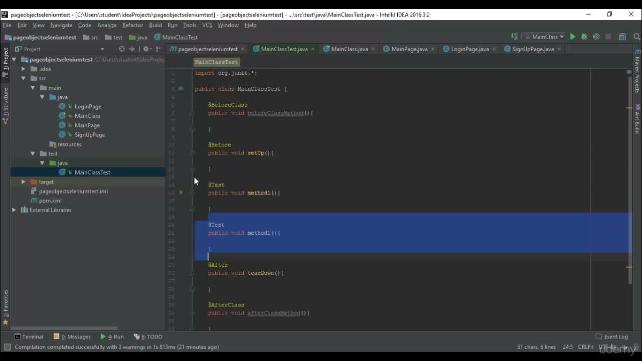 69 - Selenium WebDriver Java - Аннотации JUnit-a - YouTube