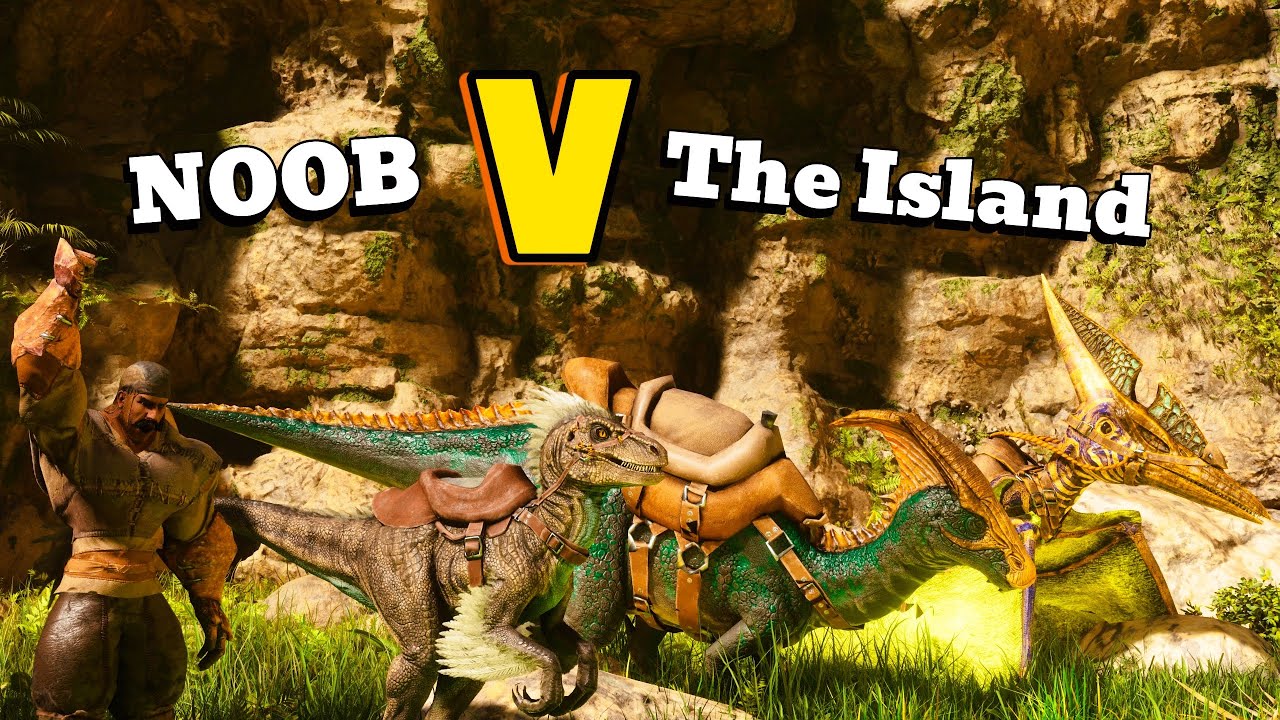 Noob Ark Player Vs The Island - YouTube