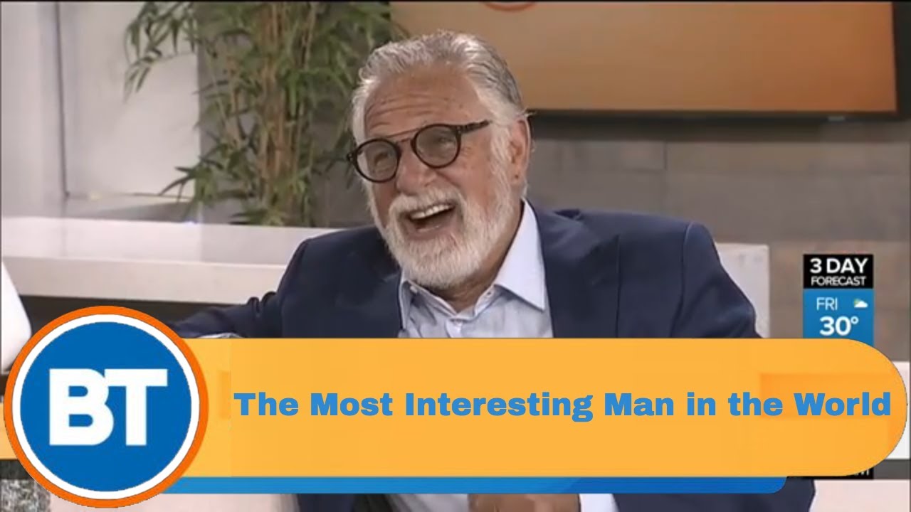 The Most Interesting Man in the World is HERE - YouTube