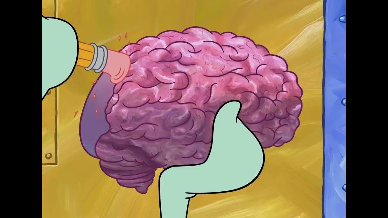 Squidward Erases his brain - YouTube