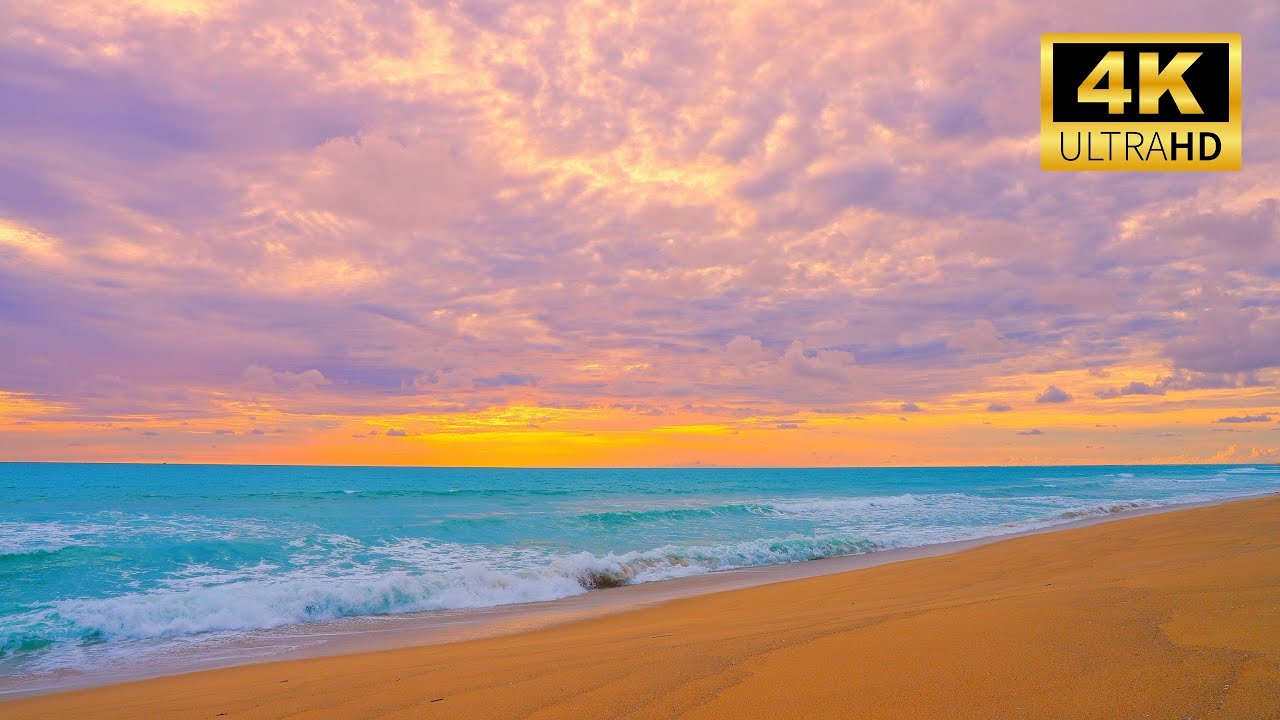 🖼️ Ocean 4K Screensaver • 12 Hours Live Stream • Quiet Coastal ...