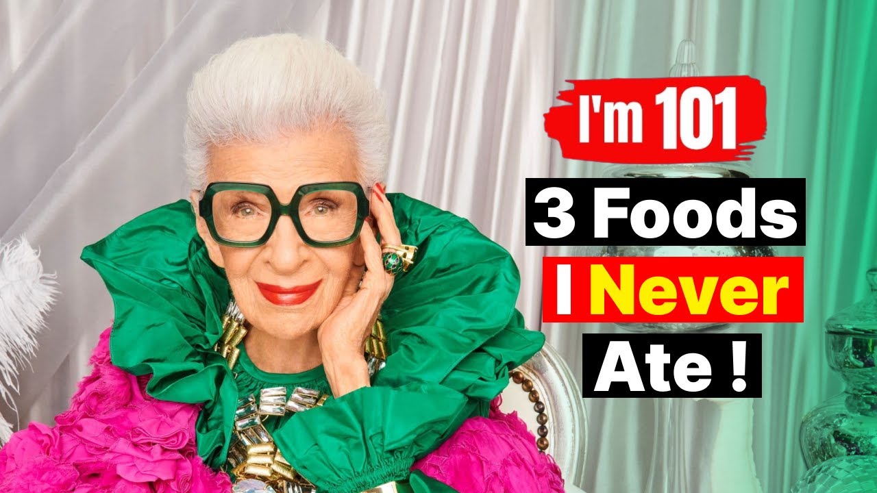 Iris Apfel's Became Model By AVOIDING These 3 Foods in her Entire Life ...