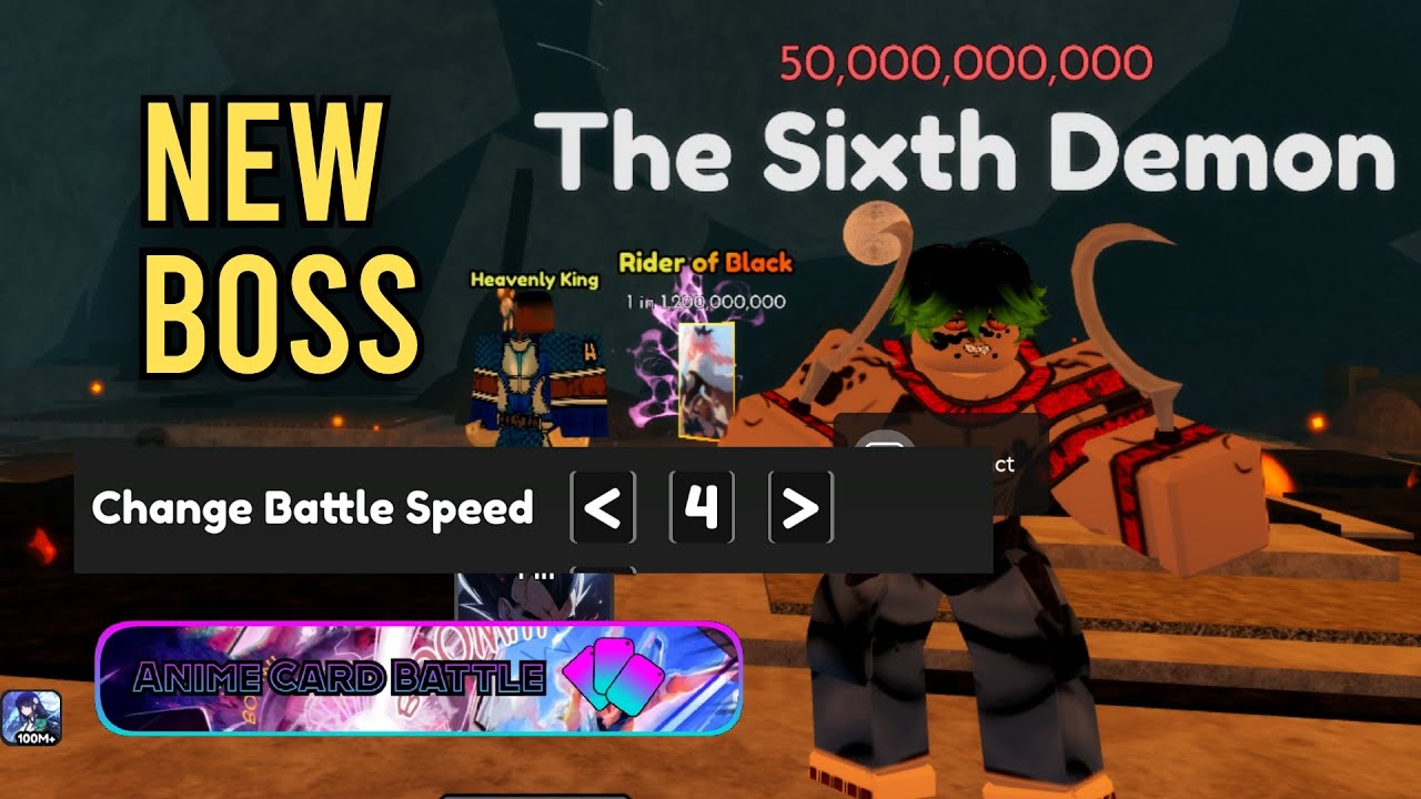 BEATING THE NEW BOSS AND GETTING 4X GAME MODE SPEED AND 40X LUCK Anime ...