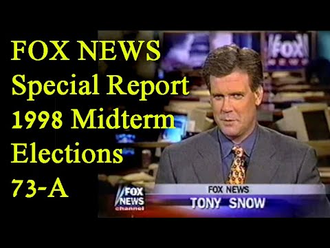 FOX NEWS - Special Report - 1998 Midterm Elections - 73-A - YouTube