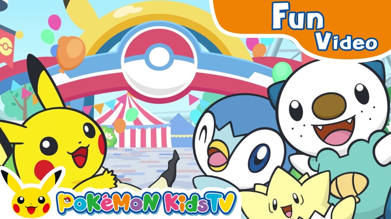 Pokémon Theme Park | Pokémon Fun Video | Pokémon Kids TV - YouTube
