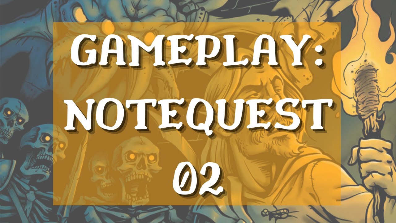 NOTEQUEST | GAMEPLAY 02 | RPG SOLO - YouTube