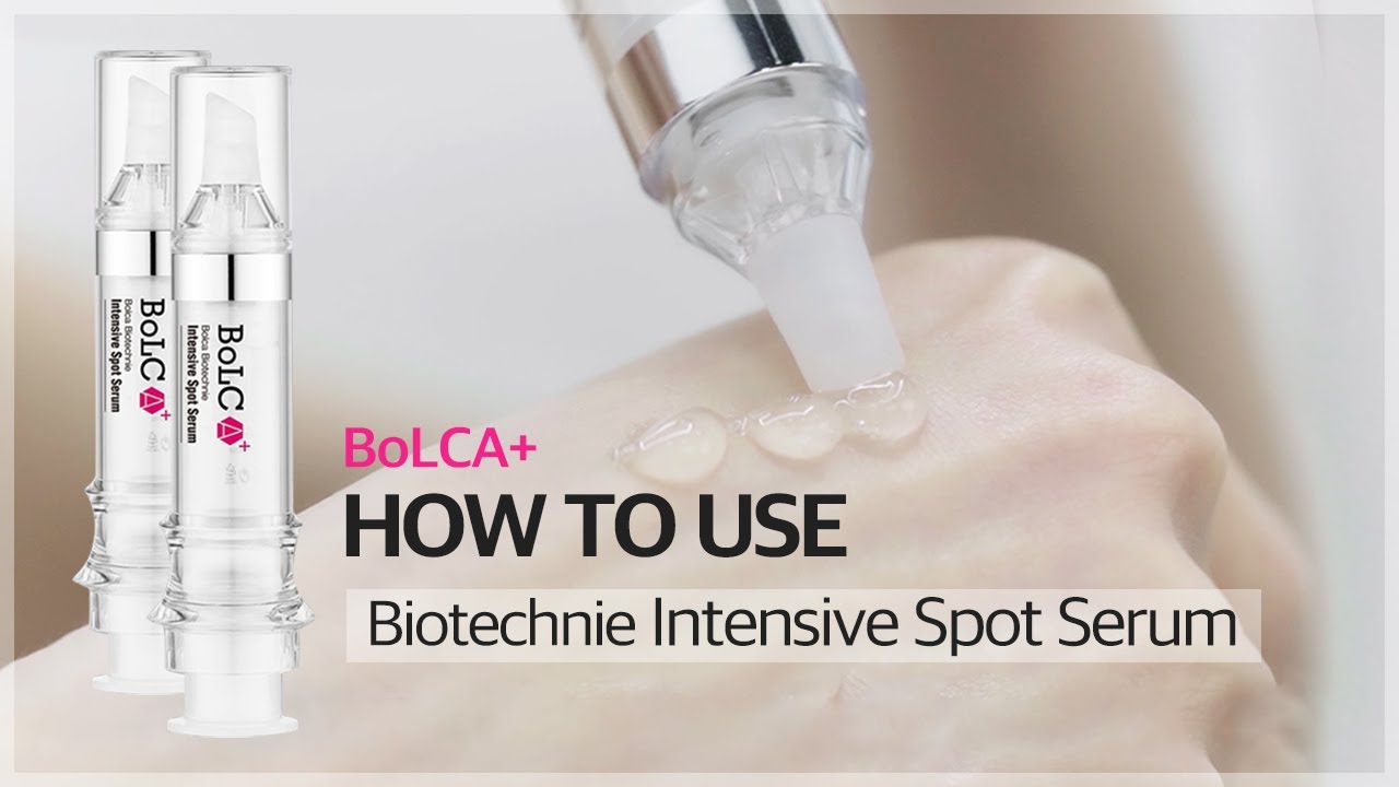 [HOW TO USE] Bolca Biotechnie Intensive Spot Serum - YouTube