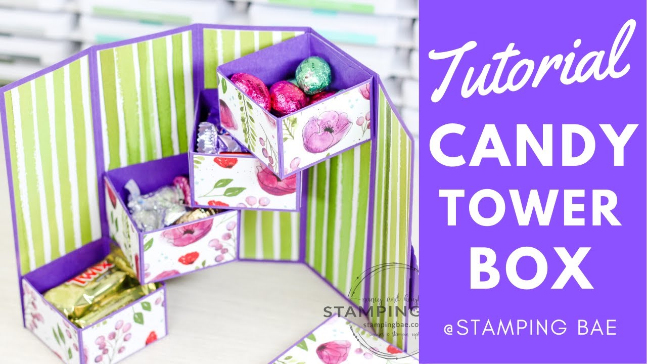 HOW TO MAKE A CANDY TOWER WITH PAPER - YouTube