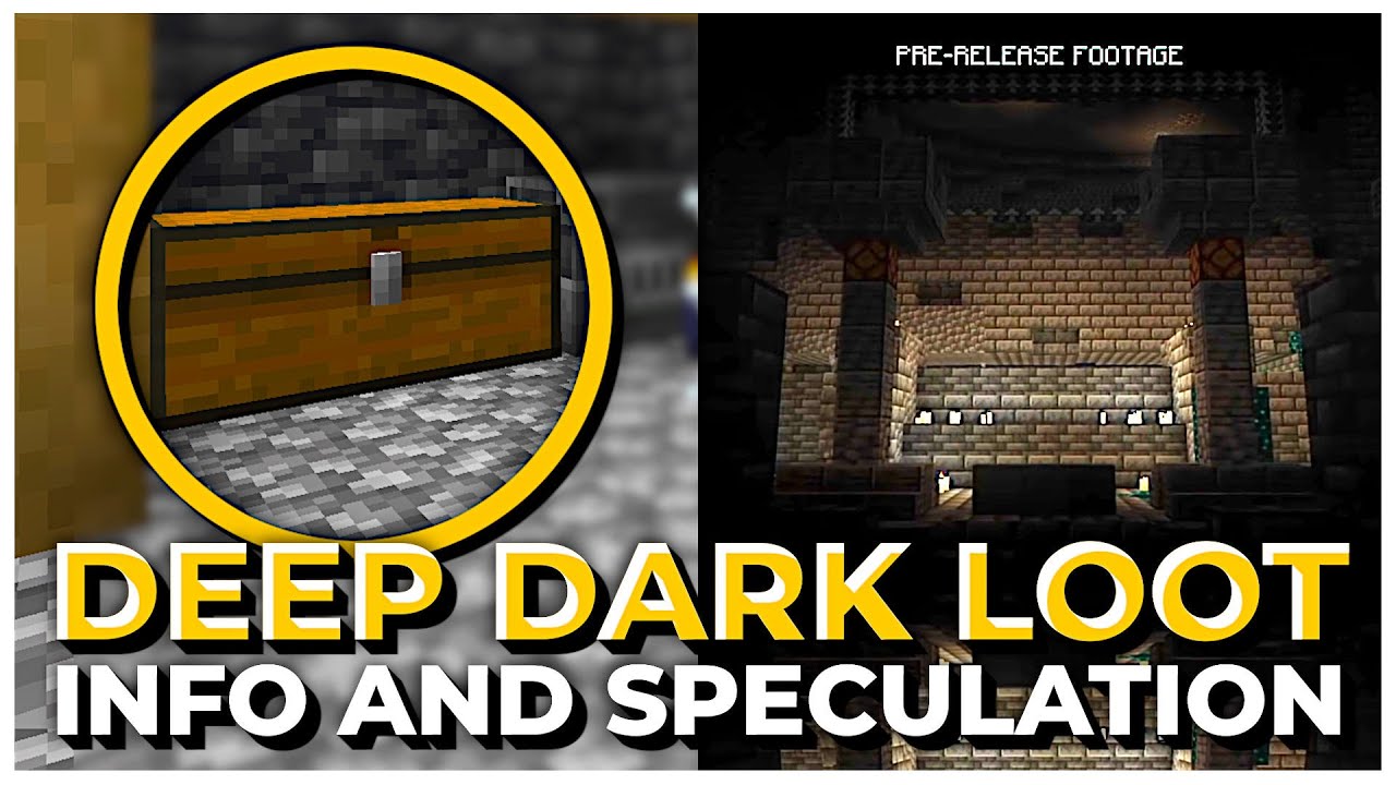 Mysterious *DEEP DARK LOOT* Information | The Minecraft Wild Update ...