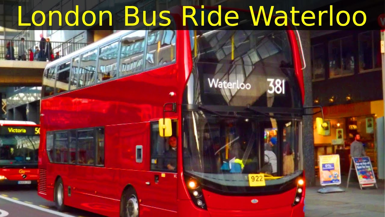 London Bus Ride Waterloo 🔴 LIVE CHAT | 4k - YouTube