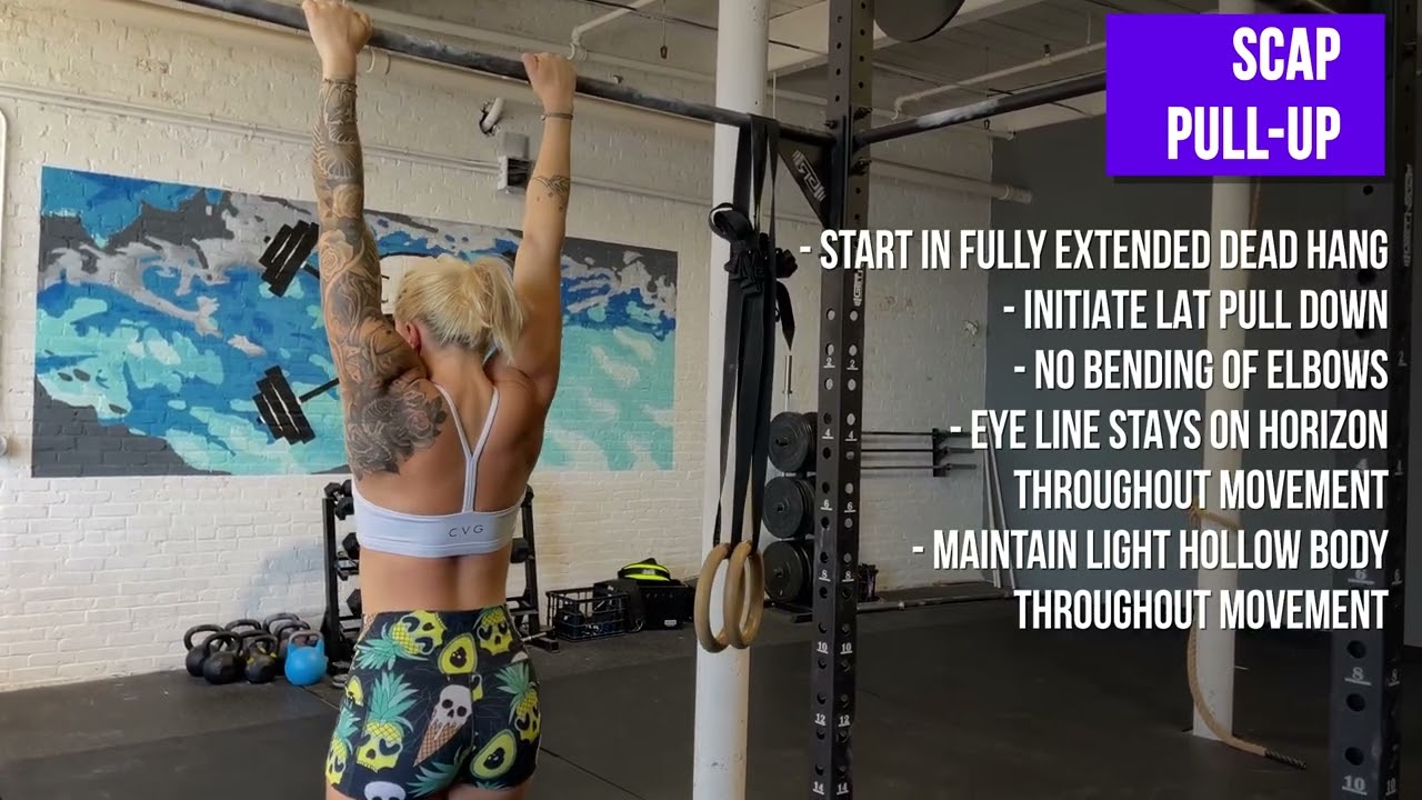 TTSL Daily Movement | How To Do A Scap Pull-Up - YouTube