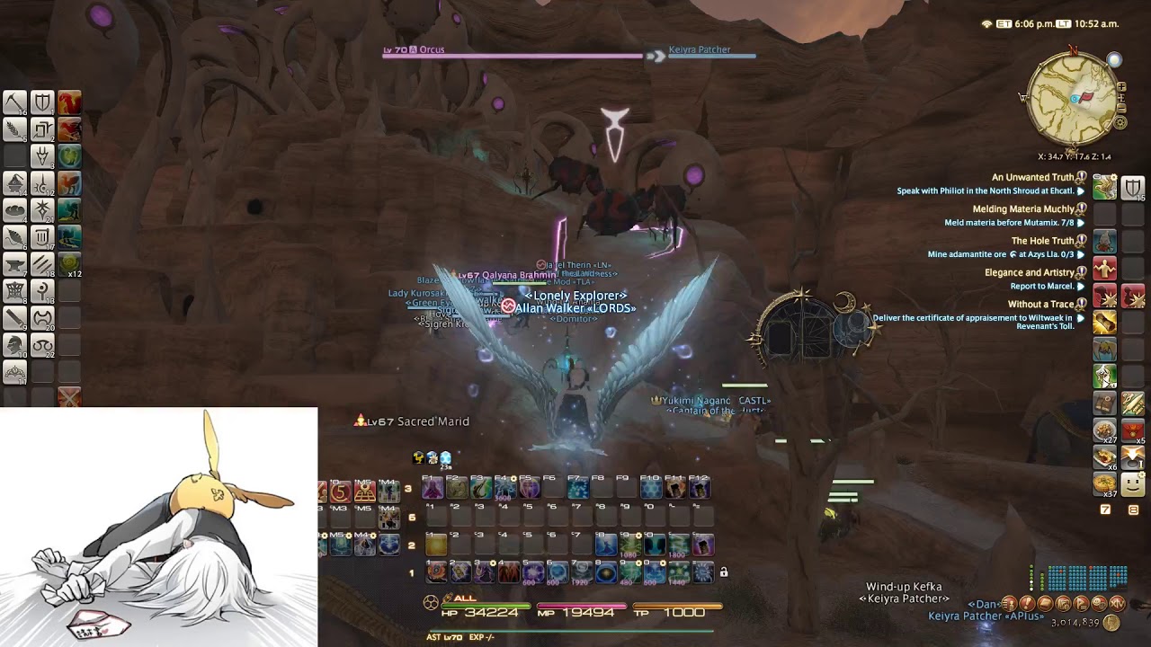 [FFXIV Adamantoise] Orcus you're drunk, go home - YouTube
