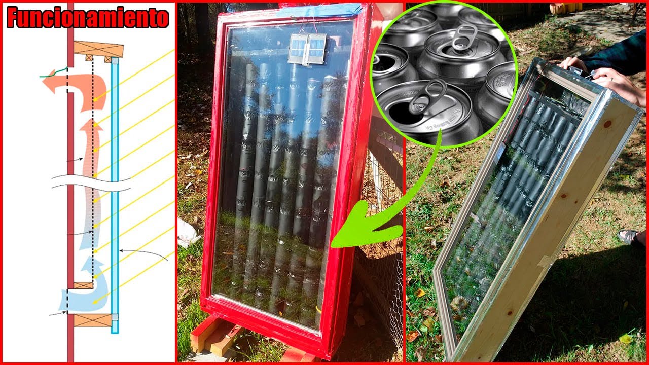 Calentador De Agua Solar En Forma De Lata De Refresco Milwaukee