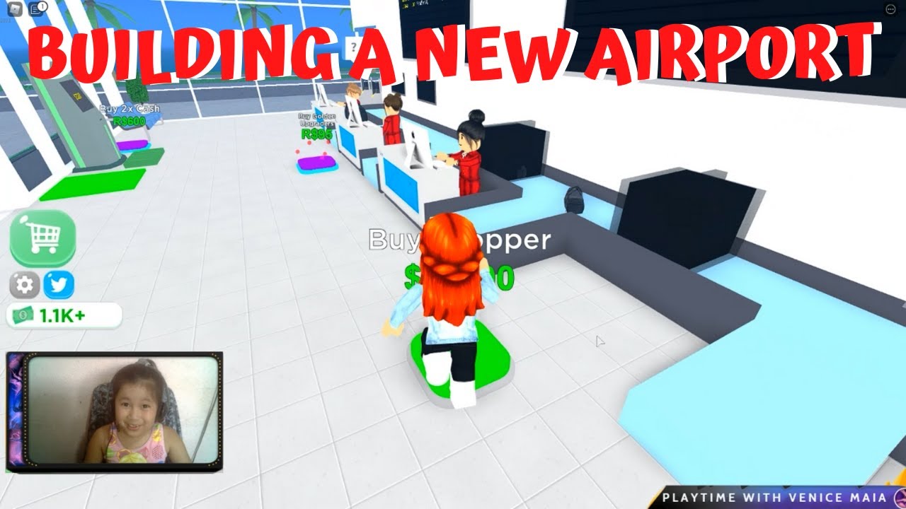 Roblox Airport Tycoon with Venice Maia - YouTube