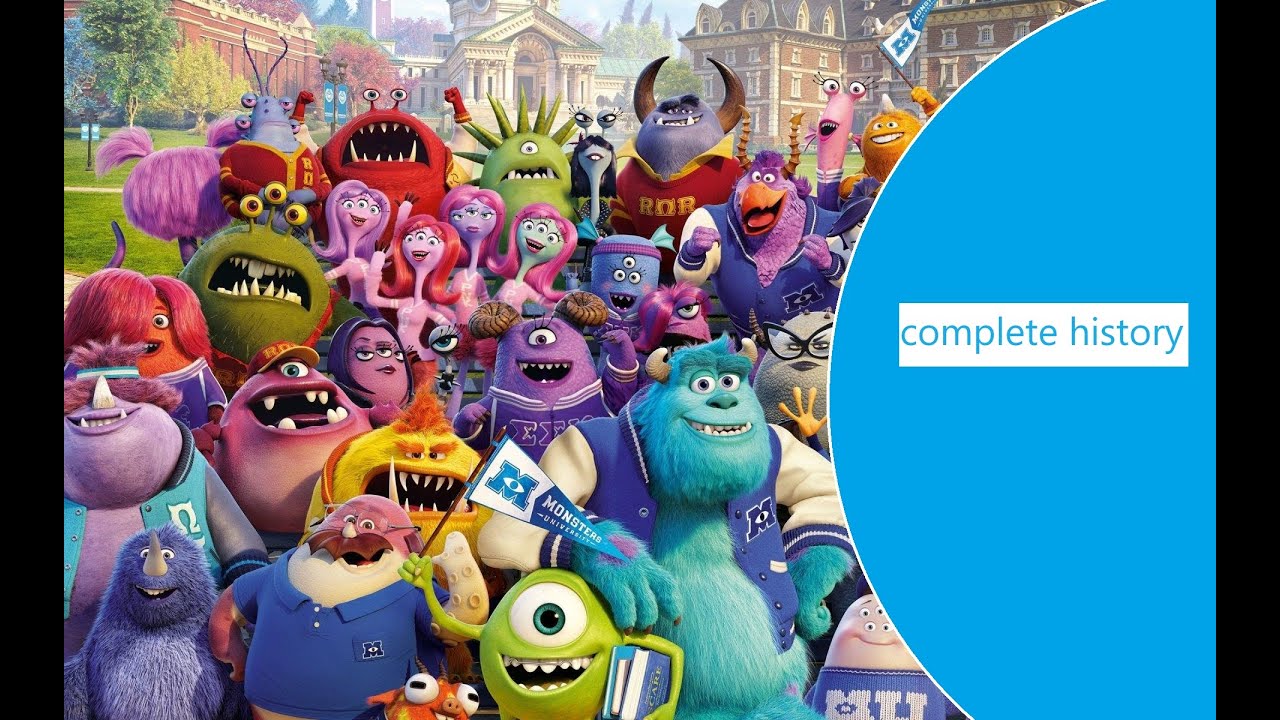 The complete history of monsters inc - YouTube