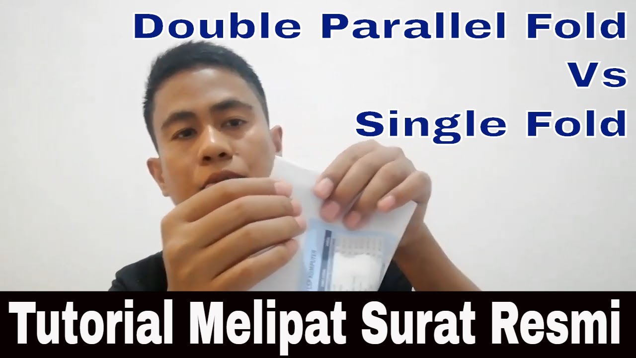 Cara Melipat Surat Resmi Jenis Lipatan Tunggal Dan Lipatan Ganda ...