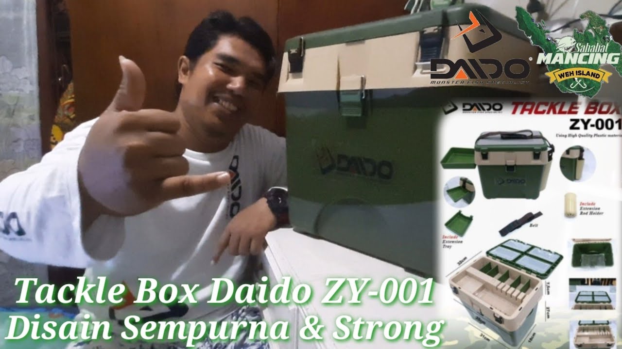 Box Mancing Daido ZY-001 | Super Kuat & Disain Khusus Para Angler ...