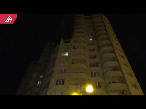 Yasamalda çoxmərtəbəli binada baş verən yanğında 4 nəfər xəsarət alıb, 2 -si azyaşlıdır.
