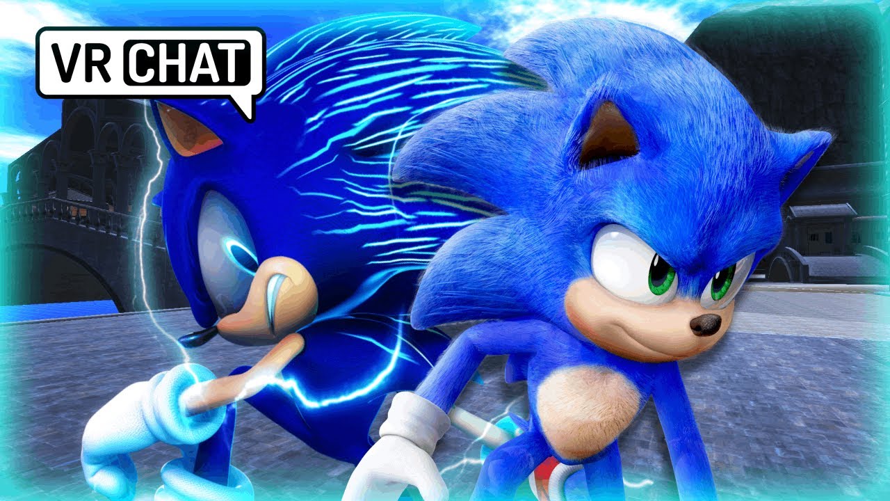 BLUE BOYS BODY SWAP! SONIC AND MOVIE SONIC SWAP BODIES IN VR CHAT ...