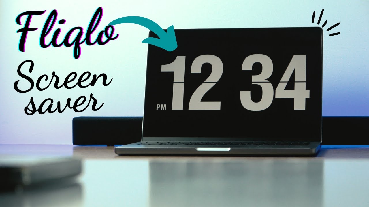 Flip clock screensaver (Fliqlo) - Màn hình chờ cực đẹp cho Macbook - YouTube