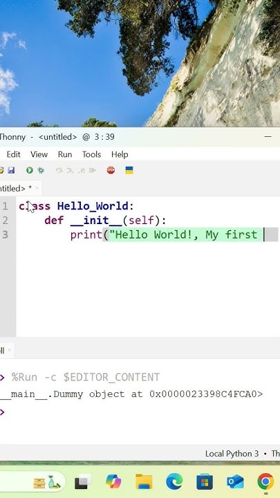 Coding with Pranav: Hello World with OOPS in Python - YouTube