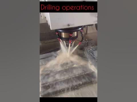 Drill operations in VMC machine 🙏💖😍 - YouTube