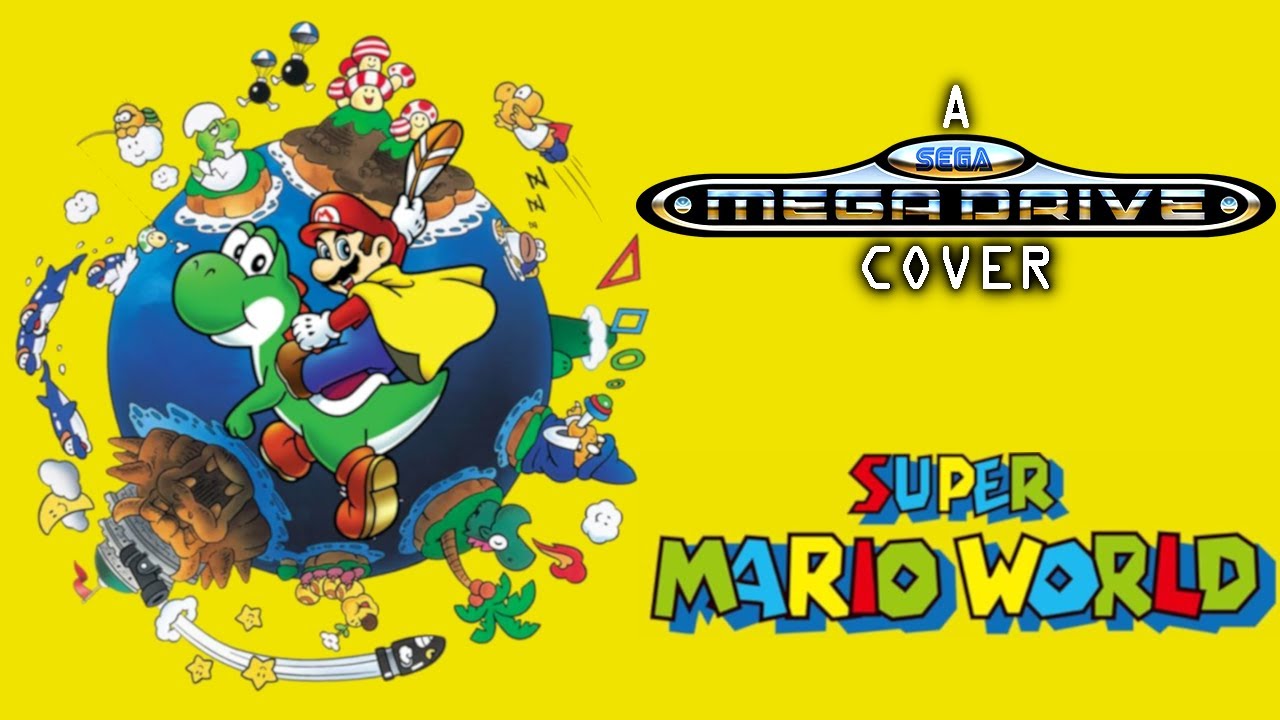Super Mario World - (スーパーマリオワールド) - Castle Theme - Sega Genesis / Mega ...