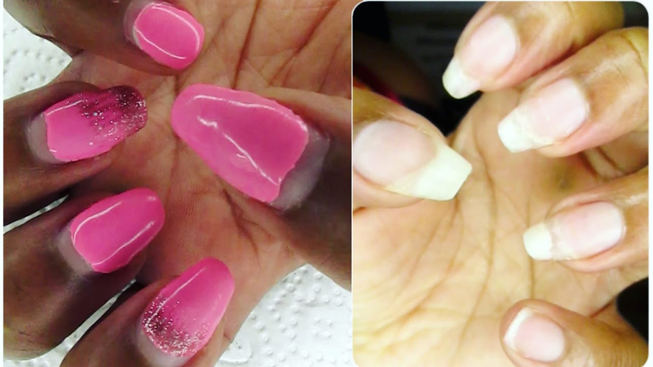 HOW TO SOAK OFF GEL NAILS] Ntswaki M - YouTube