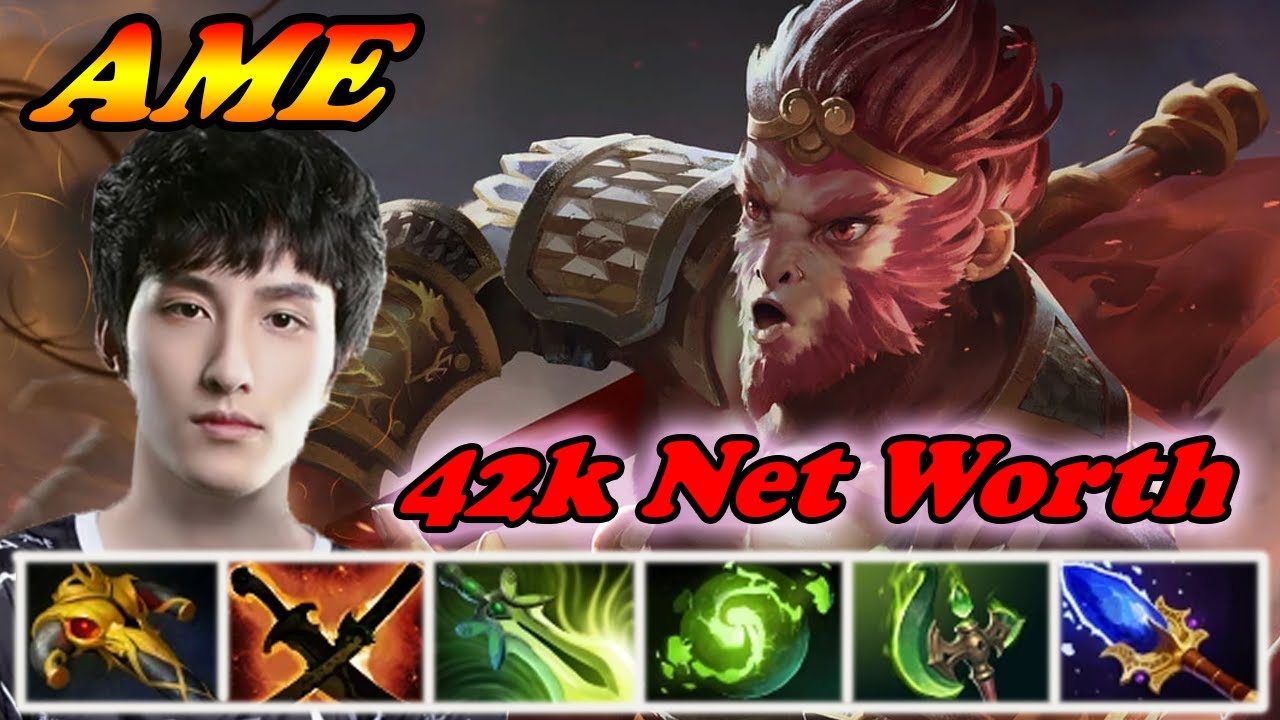 Ame Monkey King carry signature hero 42k networth | AME Dota 2 - YouTube