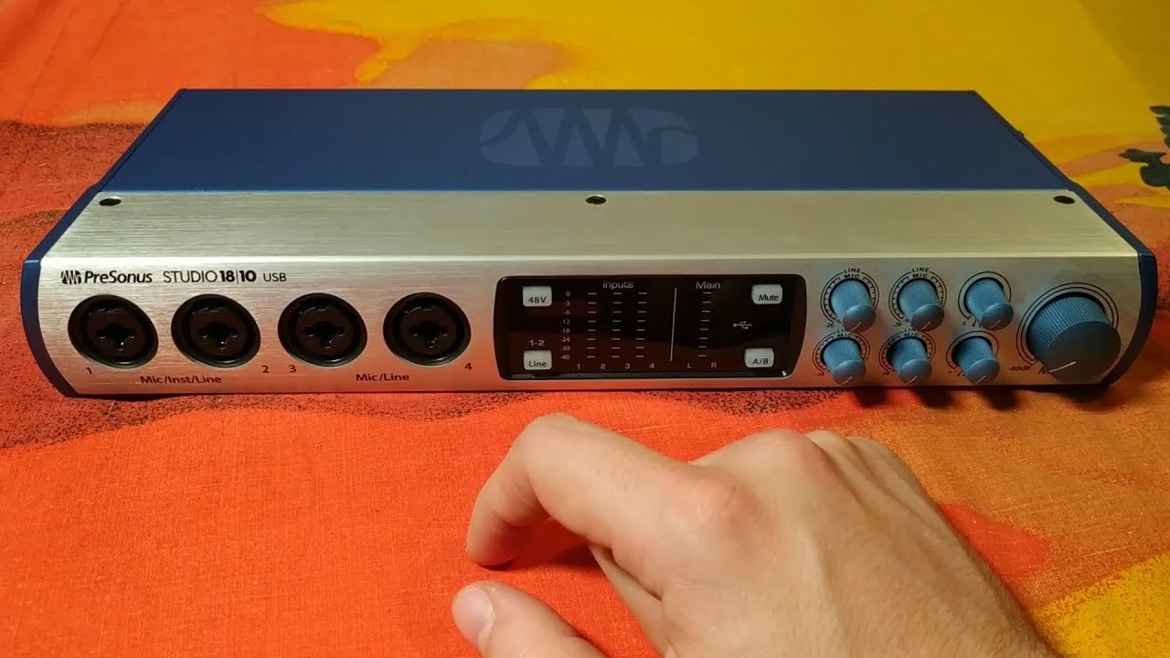[TechVid] Кратко о Presonus Studio 1810 - YouTube