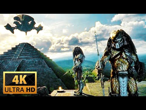 Ancient Pyramid Battle Scene | AVP: ALIEN VS. PREDATOR (2004) Movie ...
