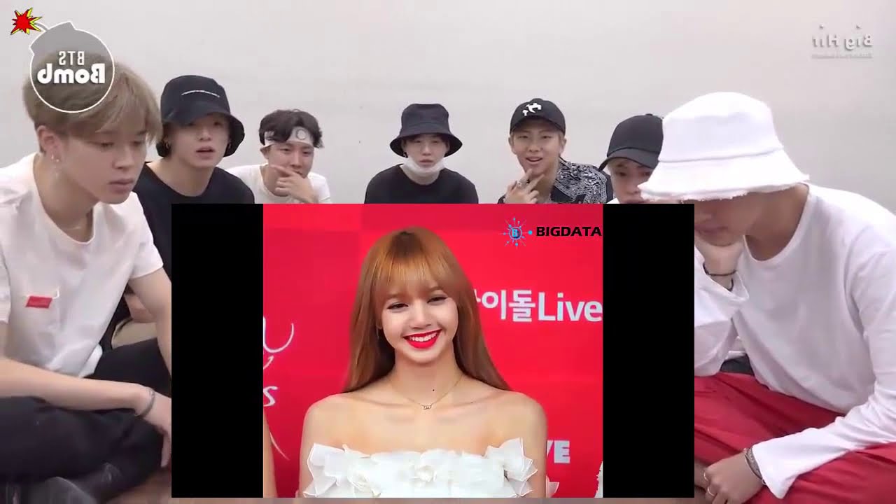BTS Reacts with Lisa with hot body and beautiful face part 2 😍 - YouTube