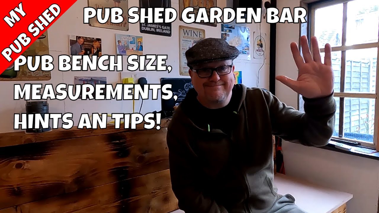 Pub Bench Garden Bar Measurements And Design Tips - How To Make A ...