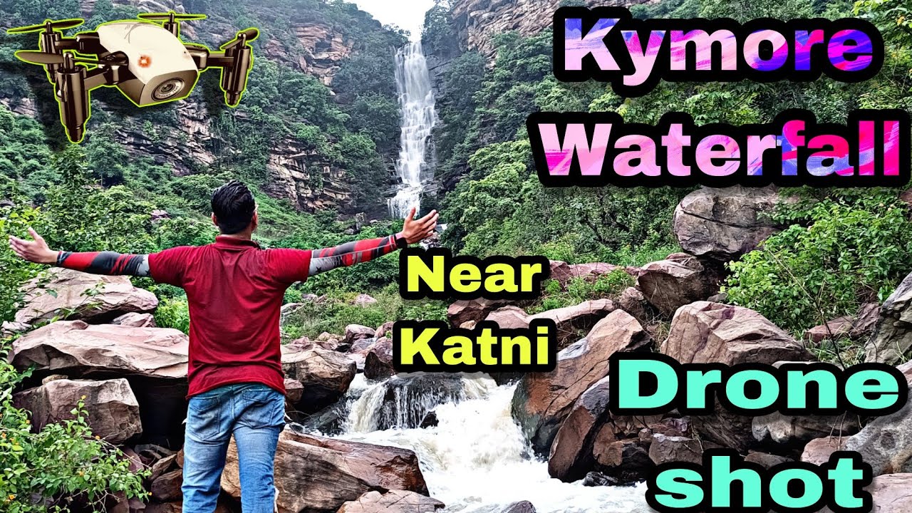 | Kymore Waterfall Near Katni Drone Shot Unexplore | Waterfall Of India Hidden Waterfall Near ...