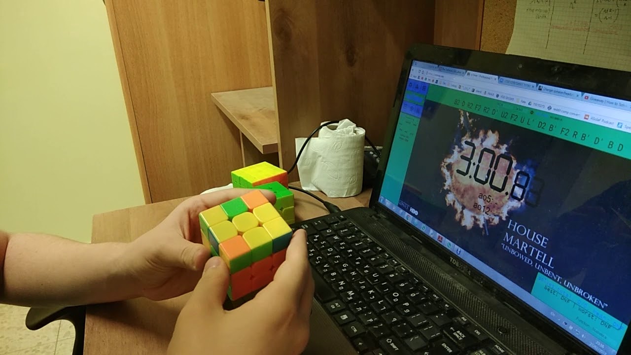 Solving a Rubik's Cube with only J Perms [J Perm giveaway entry] - YouTube