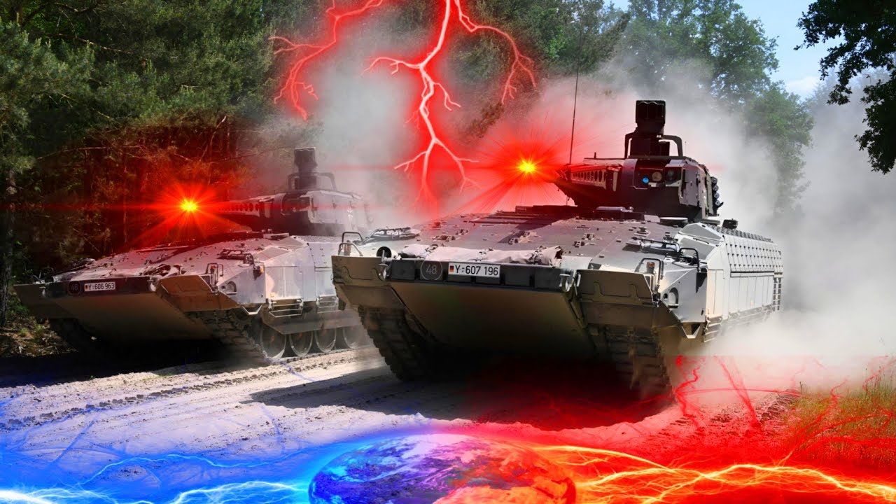 just arrived ! NATO combat vehicle [IFV PUMA] Engaged in fierce combat ...