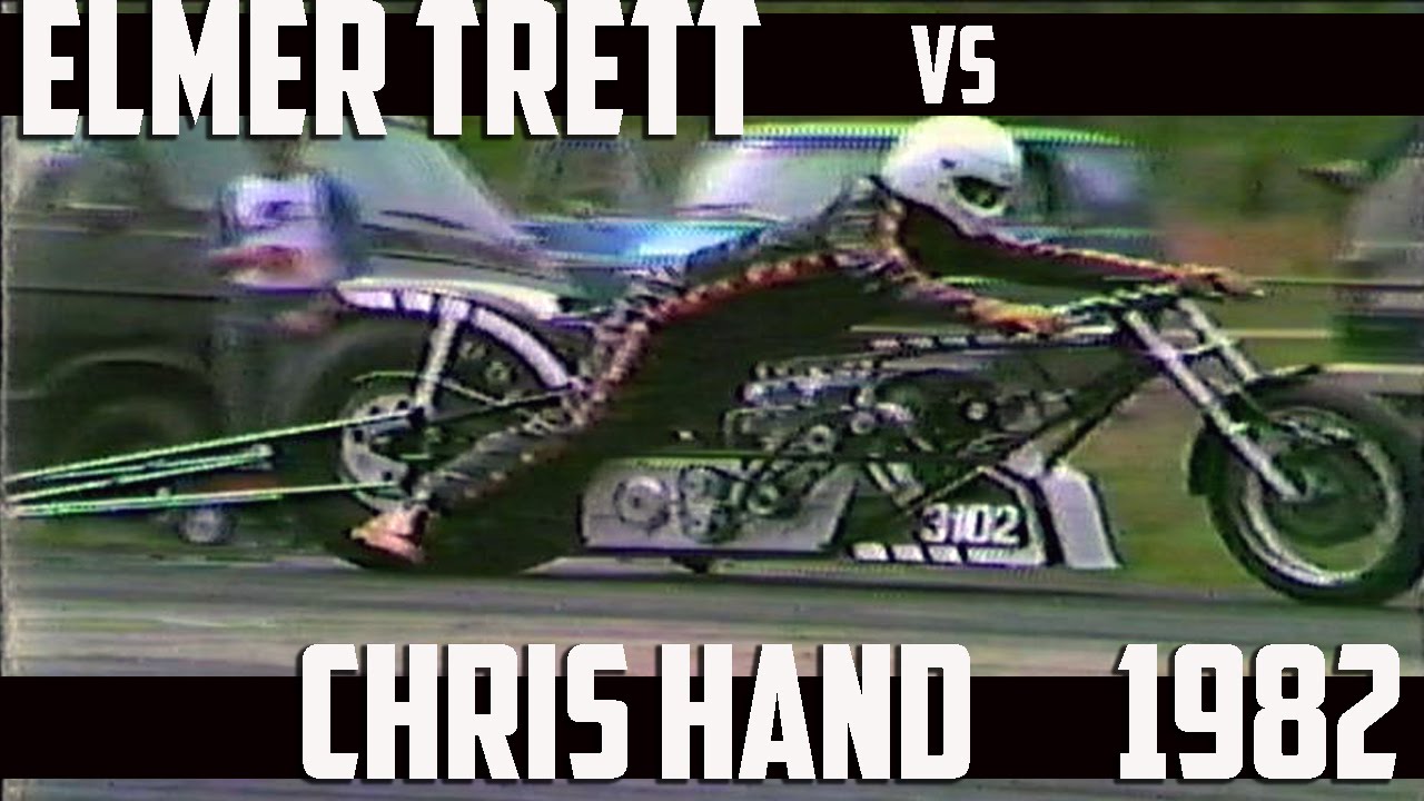 Elmer Trett vs Chris Hand 1982 Nitro Top Fuel Motorcycles - YouTube