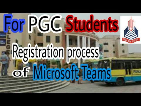 For PGC students registration process on Microsoft teams for online ...