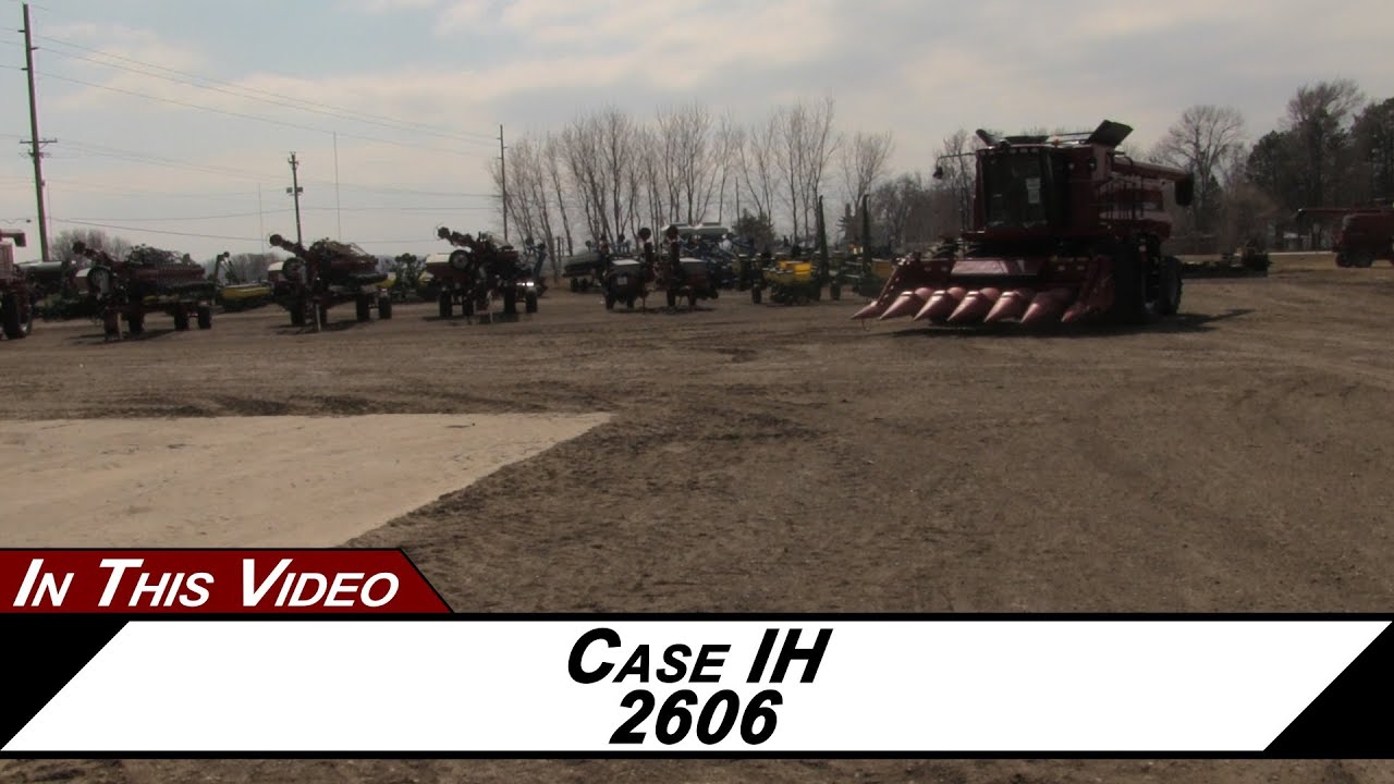 Case IH 2606, 6R30, FT, HHC, Hyd Deck Plates, 5088/6088 Header-Corn ...