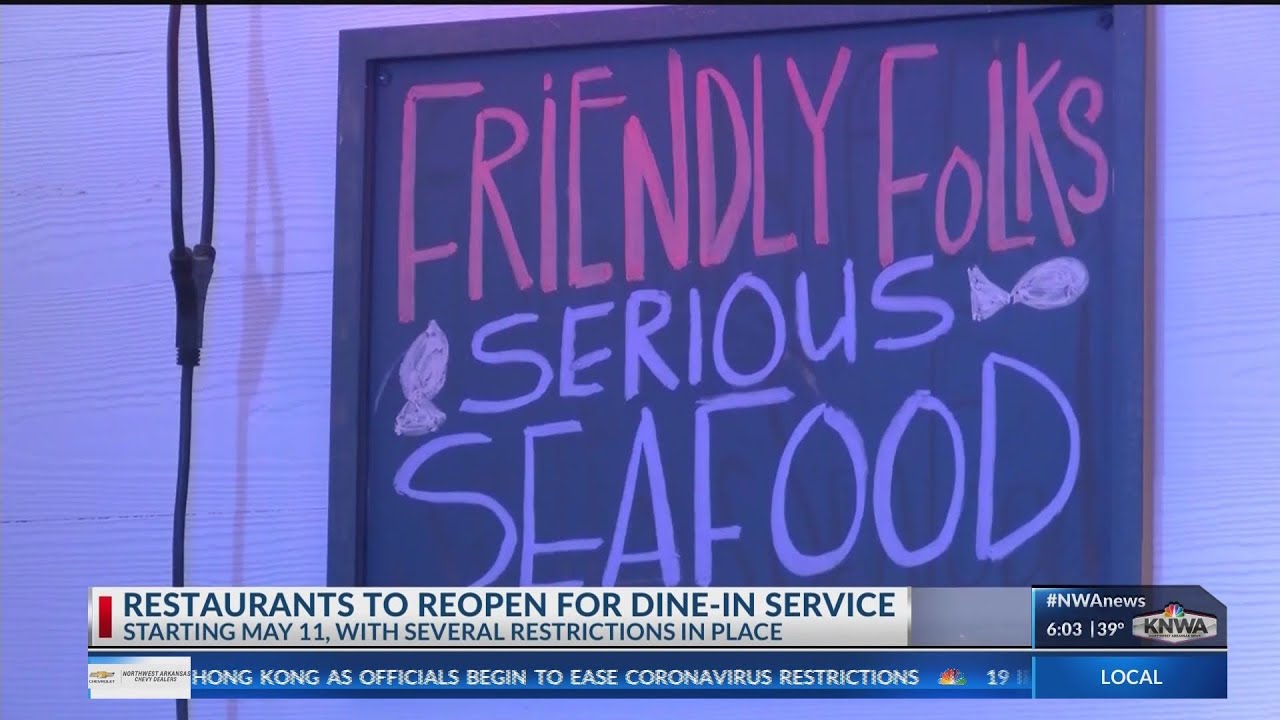 How restaurants prep for dine-in services resuming - YouTube