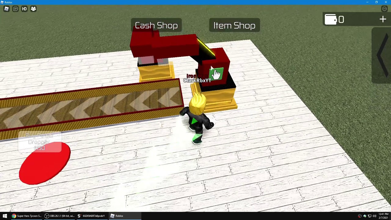Roblox l Super Hero Tycoon l Script Working - YouTube
