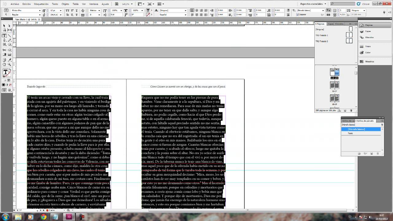 Como crear un libro con Adobe Indesign 2/2 - YouTube
