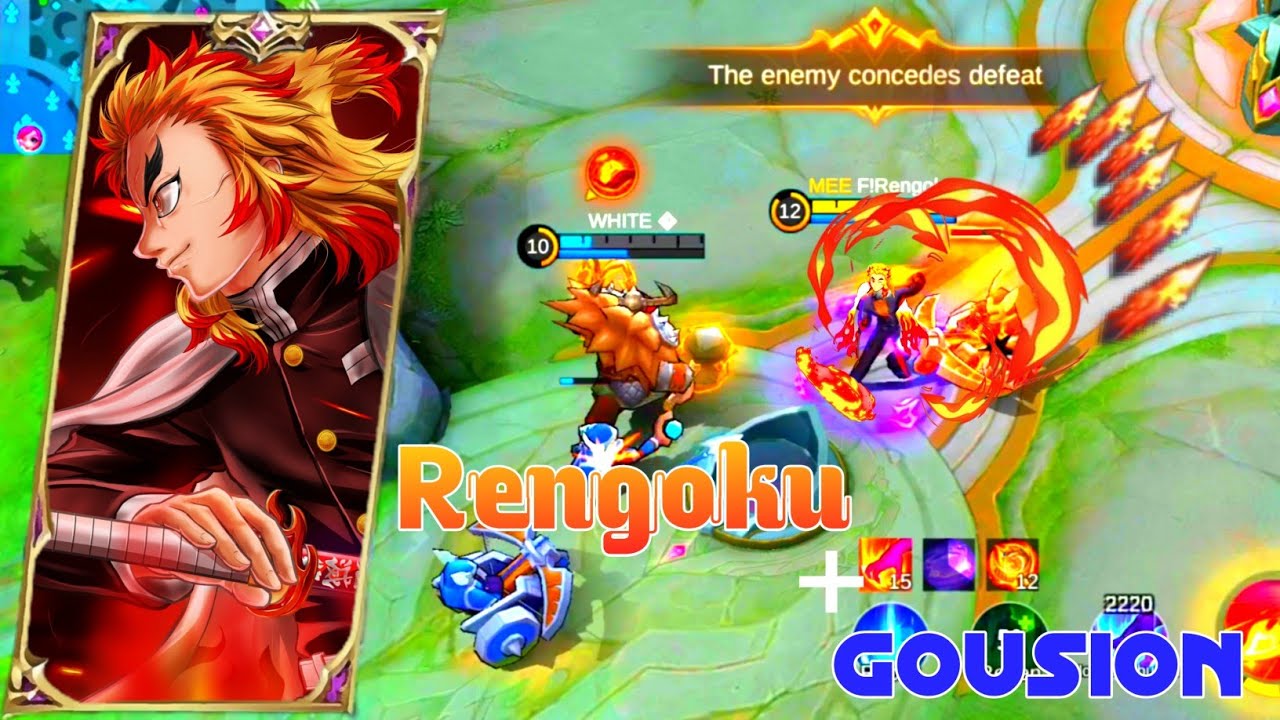 Rengoku + Gusion = RanGousun gusion flame shot gun gameplay 2022 - YouTube