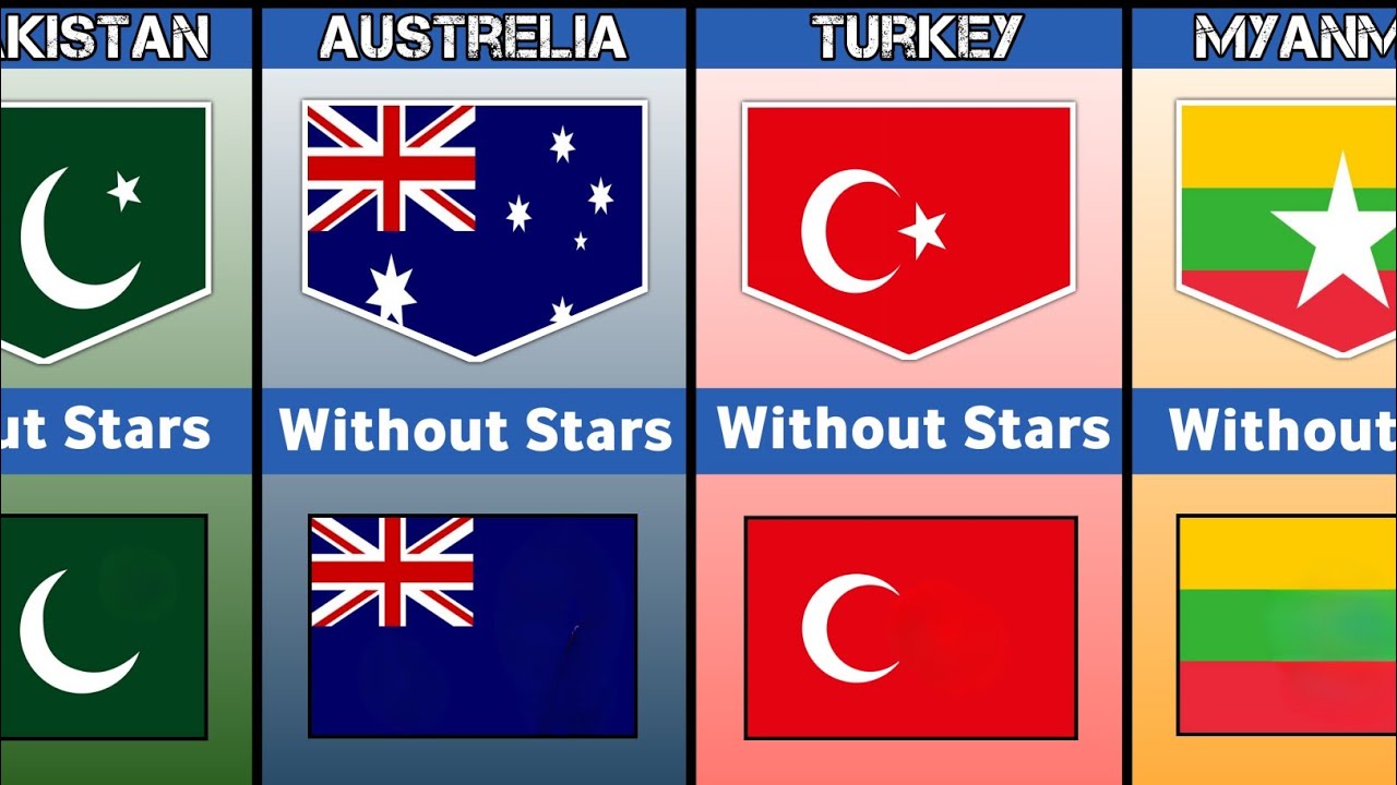 Removing Stars From the Flags of Every Countries - YouTube