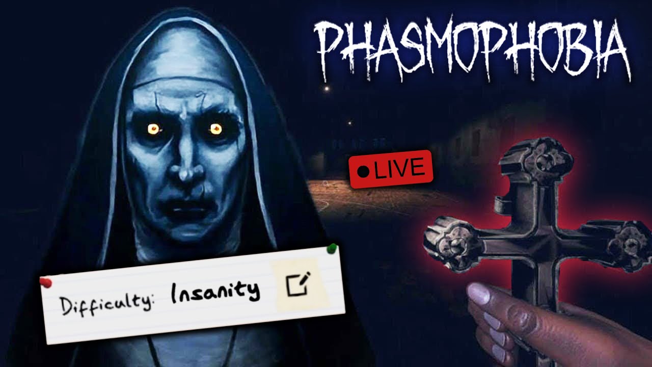 Phasmophobia Insanity Mode Hardcore Gameplay 🛑 - YouTube