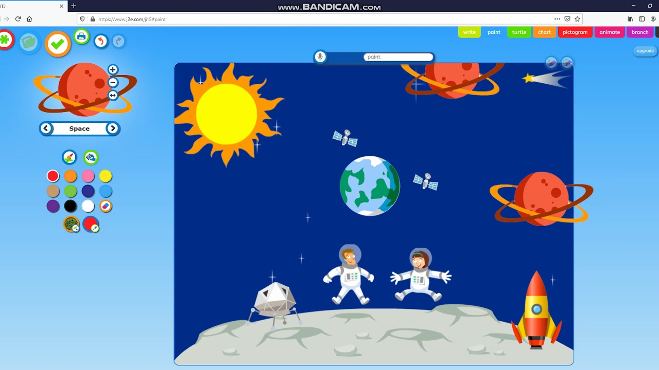 How to create a Space Background in J2E - YouTube