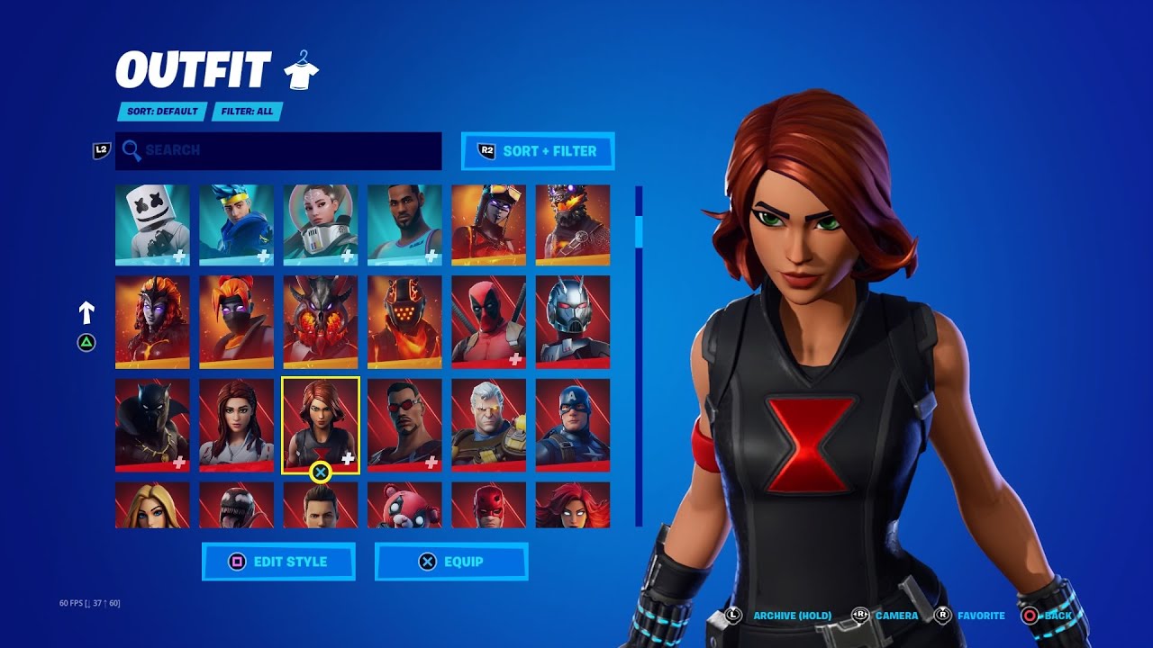 OUTSIDER'S FORTNITE 2ND LOCKER ACCOUNT SHOWCASE! CODE - OUTSIDER IN THE ...