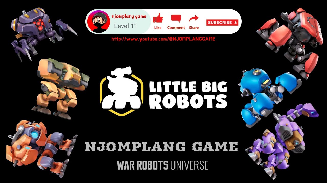 Little Big Robots mech battle@NJOMPLANGGAME - YouTube