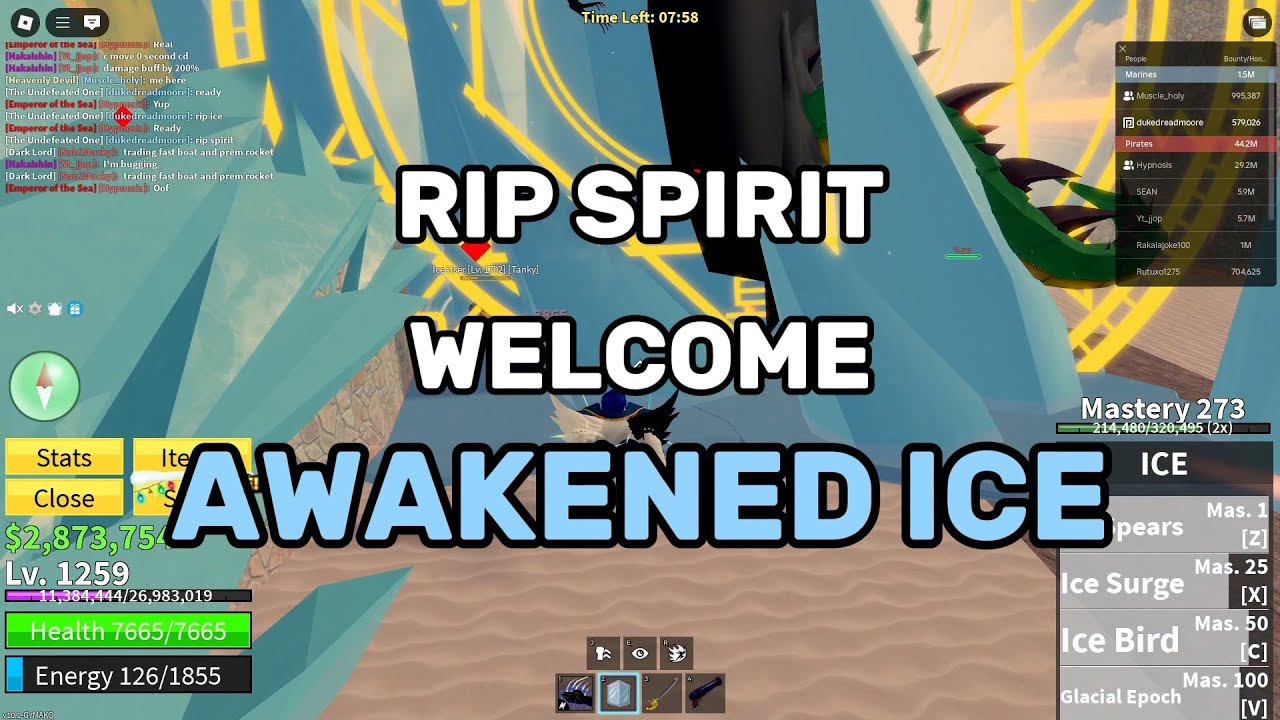 Ice Fruit deals quite good damage too! We awakened Ice's first ability ...