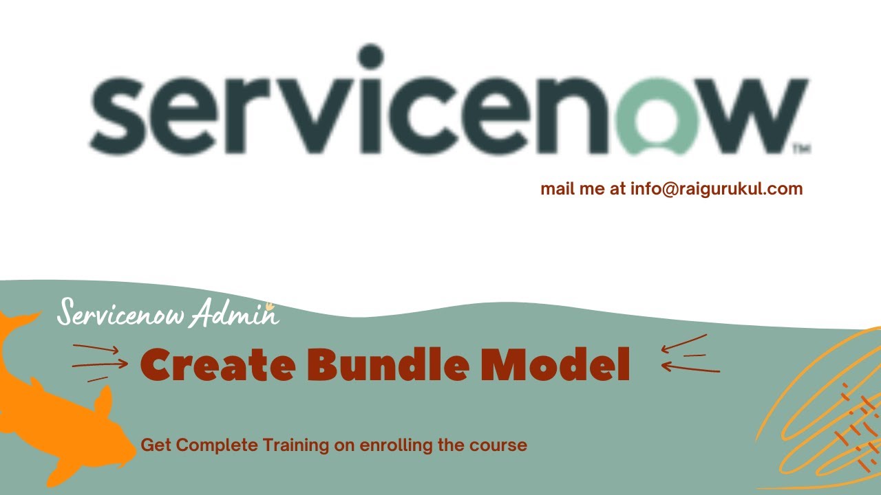 How to Create Bundle Model in ServiceNow | ServiceNow Administration ...